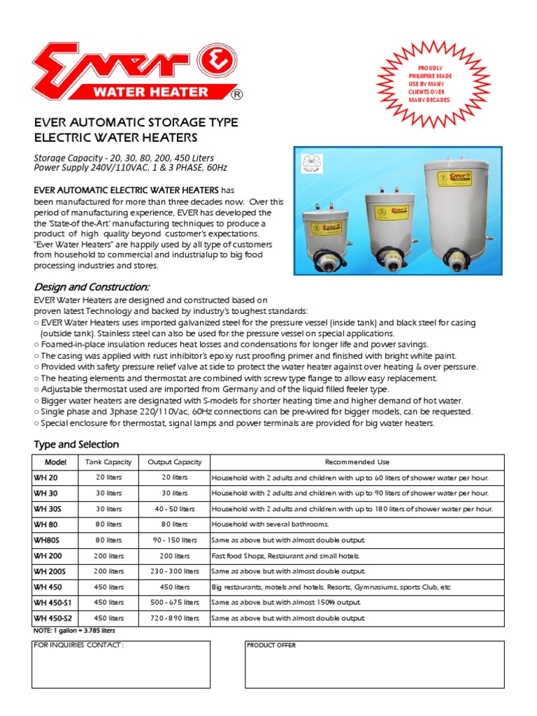 7 Water Heater PDF | PDF | Water Heating | Hvac