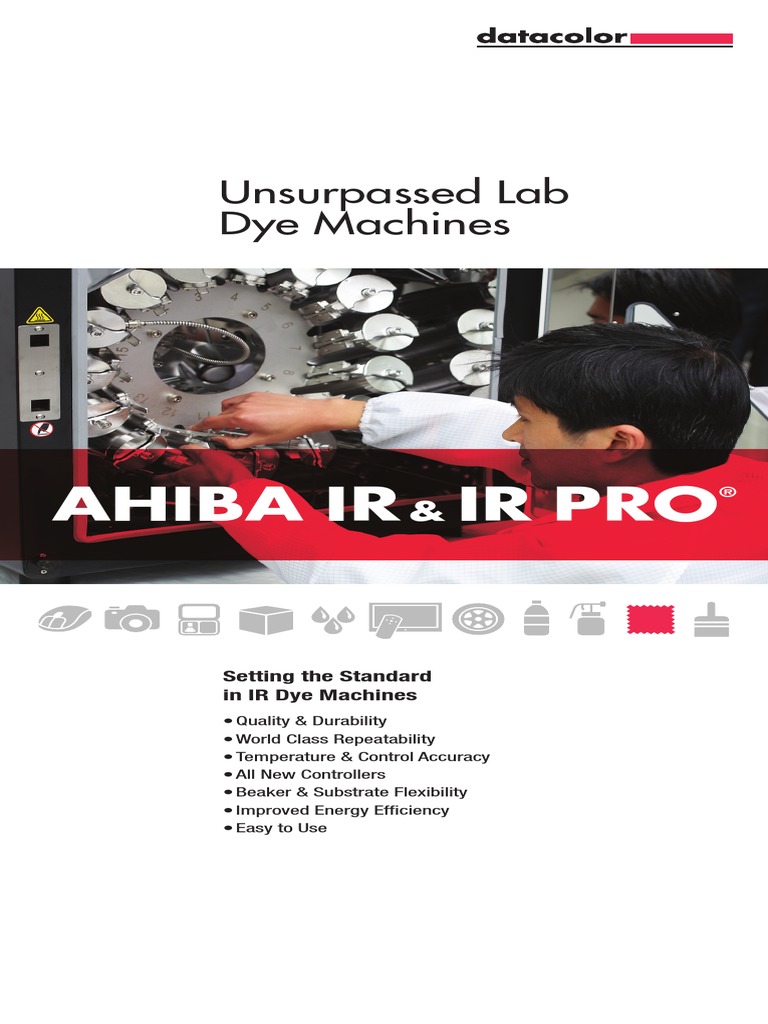 Ahiba Ir Ir Pro: Unsurpassed Lab Dye Machines | PDF | Infrared ...