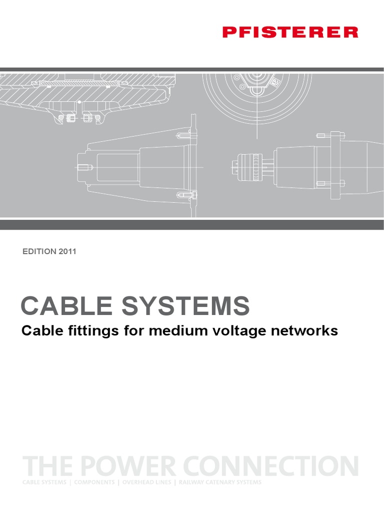 Cable Systems Pfisterer | PDF | Electrical Connector | Transformer