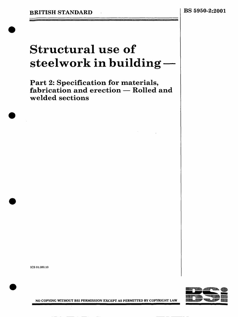 BS 5950-2 PDF | PDF