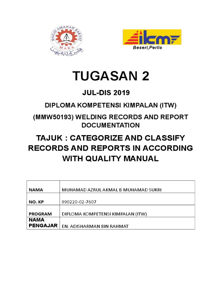 Muka DPN Assgnmnt 2 Mmw50193 | PDF