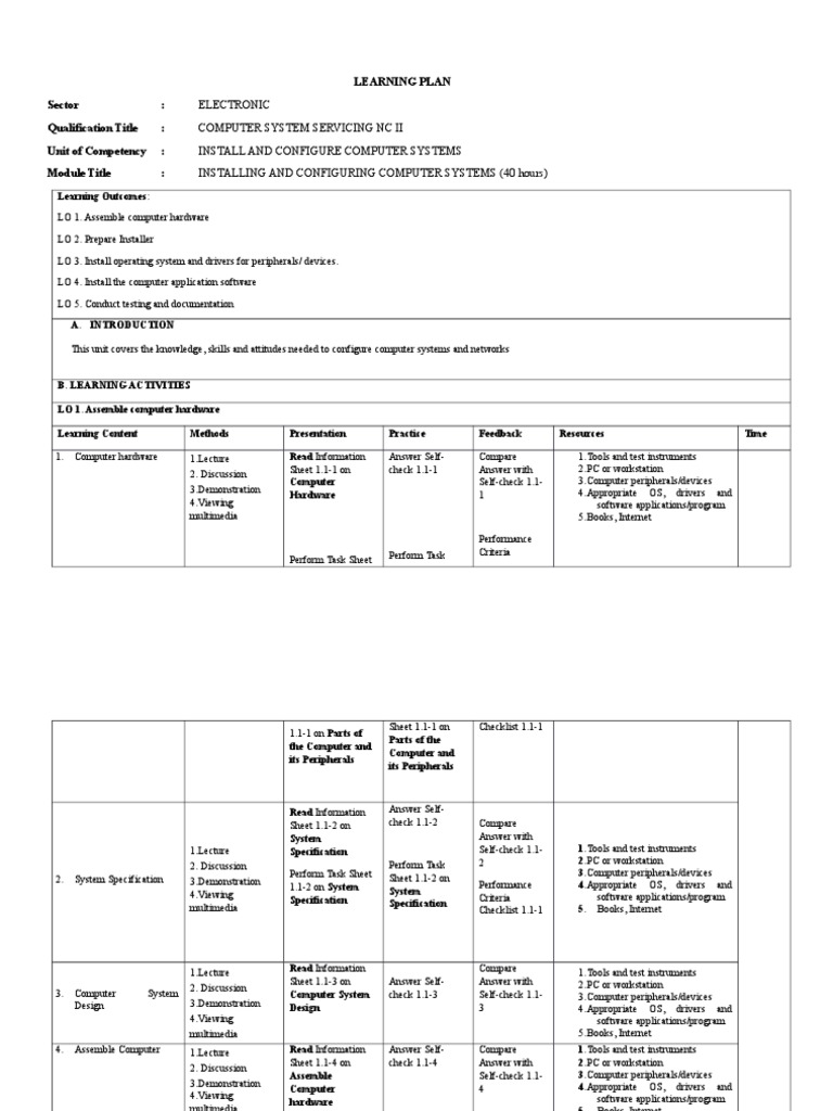 Css Learning Plan JEMC | PDF | Personal Computers | Operating System