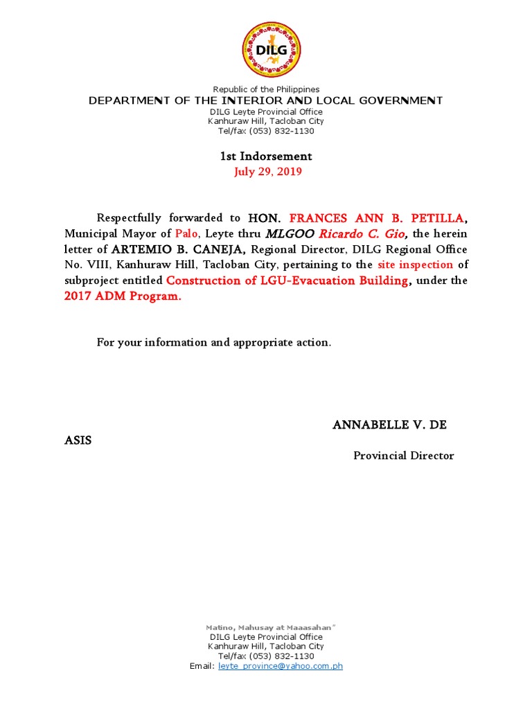 Indorsement Format | PDF