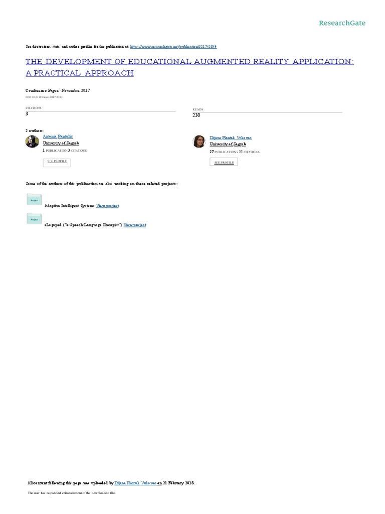 Aurasma in Educational AR Development | PDF | Augmented Reality ...