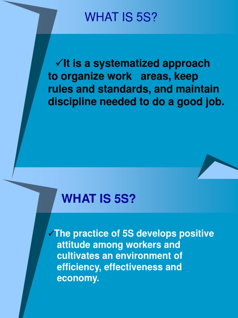 5 S Concepts | PDF | Business