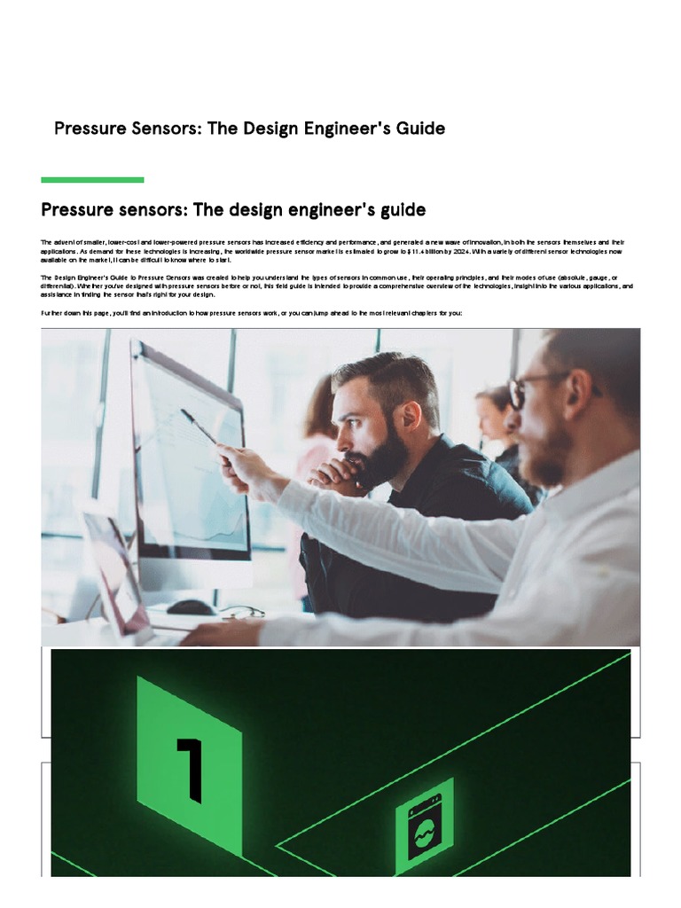 Pressure Sensors: The Design Engineer's Guide Pressure Sensors: The ...