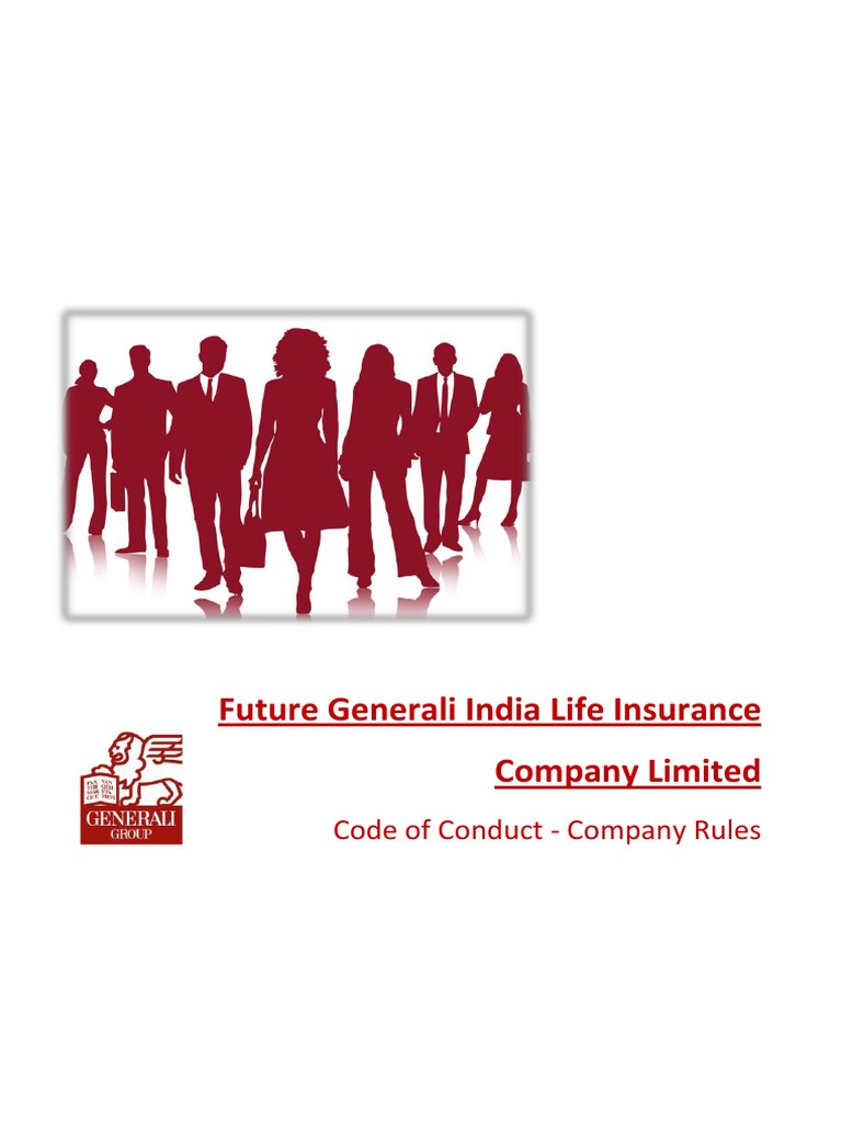 Future Generali India Life Insurance Company Limited: Code of Conduct ...