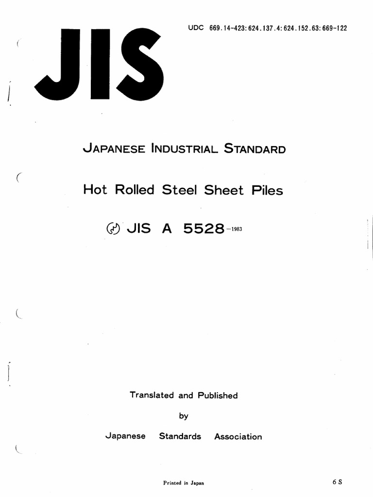 Jis A 5528 (1983) PDF | PDF