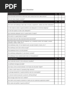 McDonalds Checklist Points For Checking | PDF | Safety | Nature
