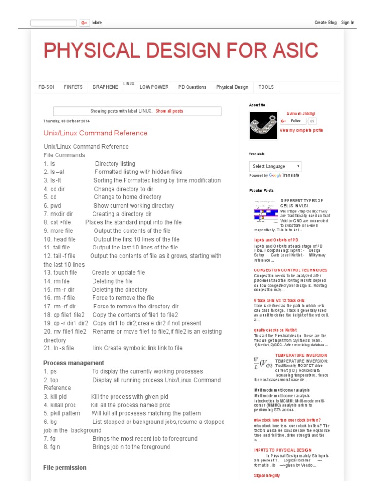 Physical Design For Asic - Linux PDF | PDF | File Transfer Protocol ...