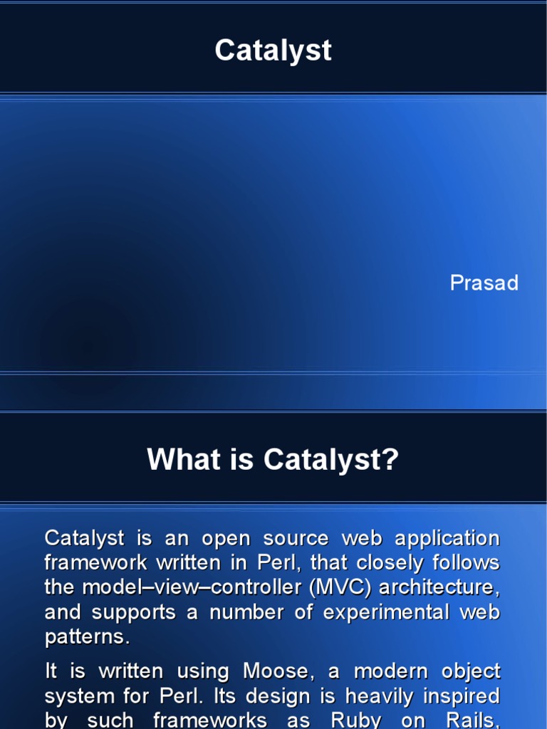 Catalyst | PDF