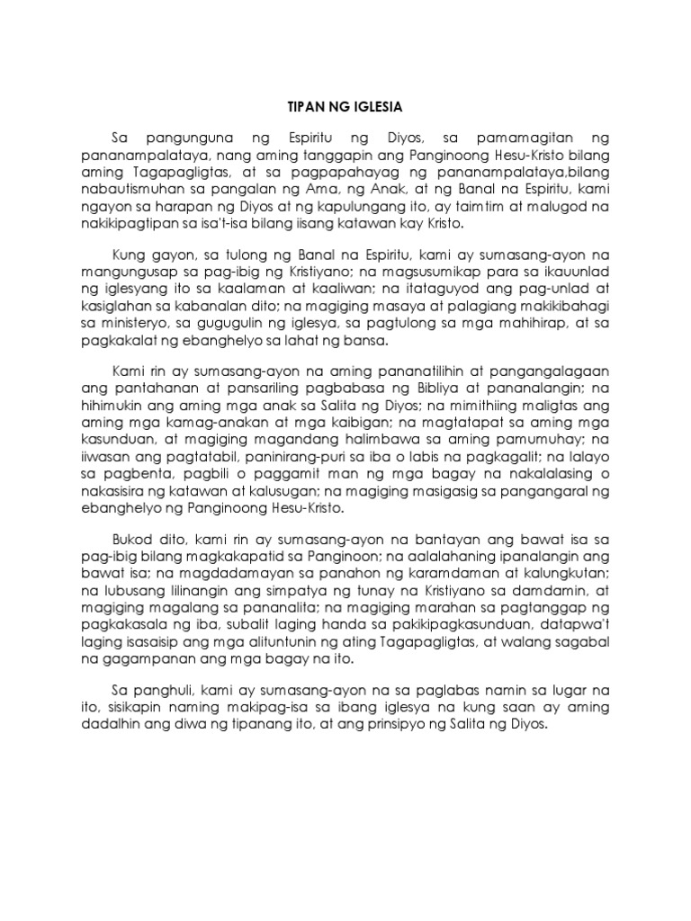 Church Covenant | PDF