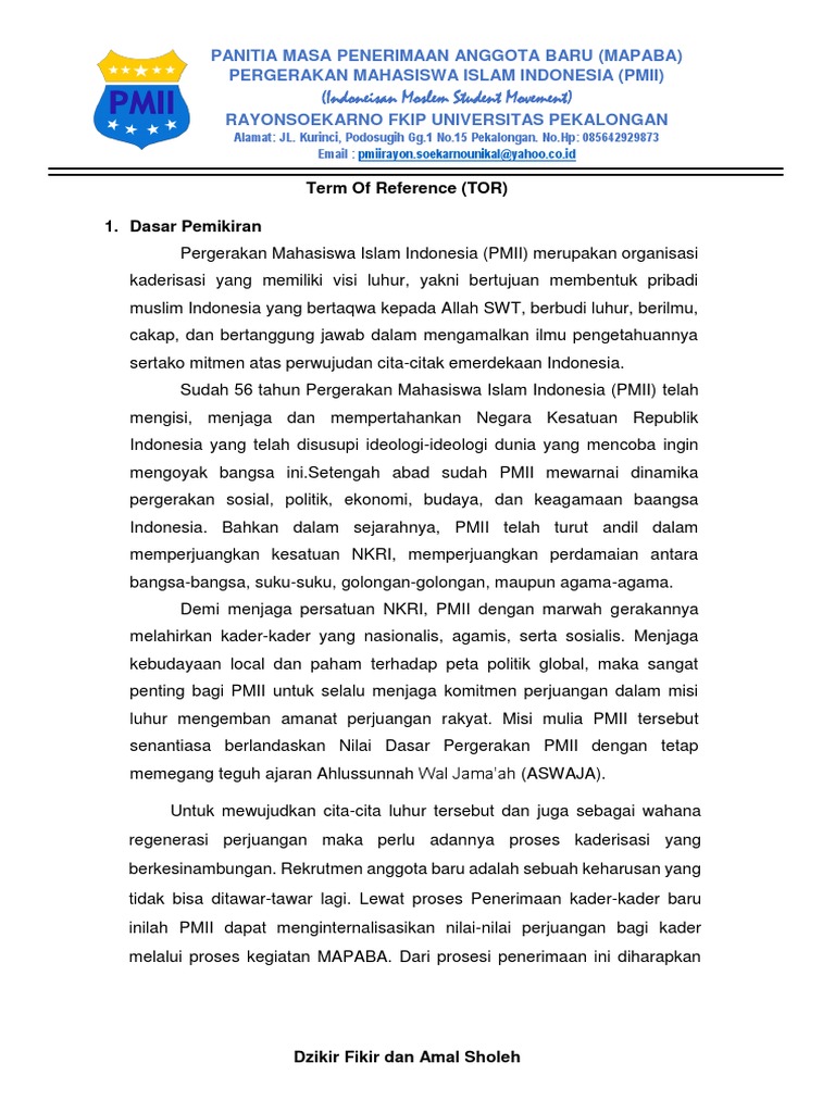 Tor Mapaba 2018 | PDF