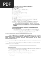 201 Files Checklist for Appointments | PDF