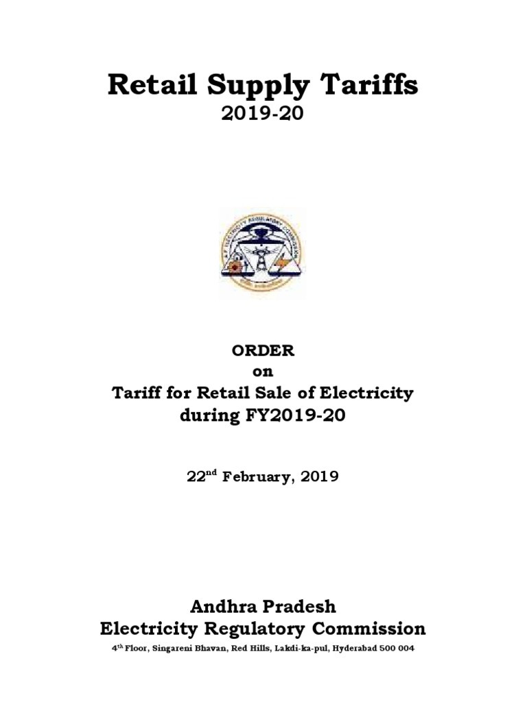 Tariff Order | PDF | Business | Nature
