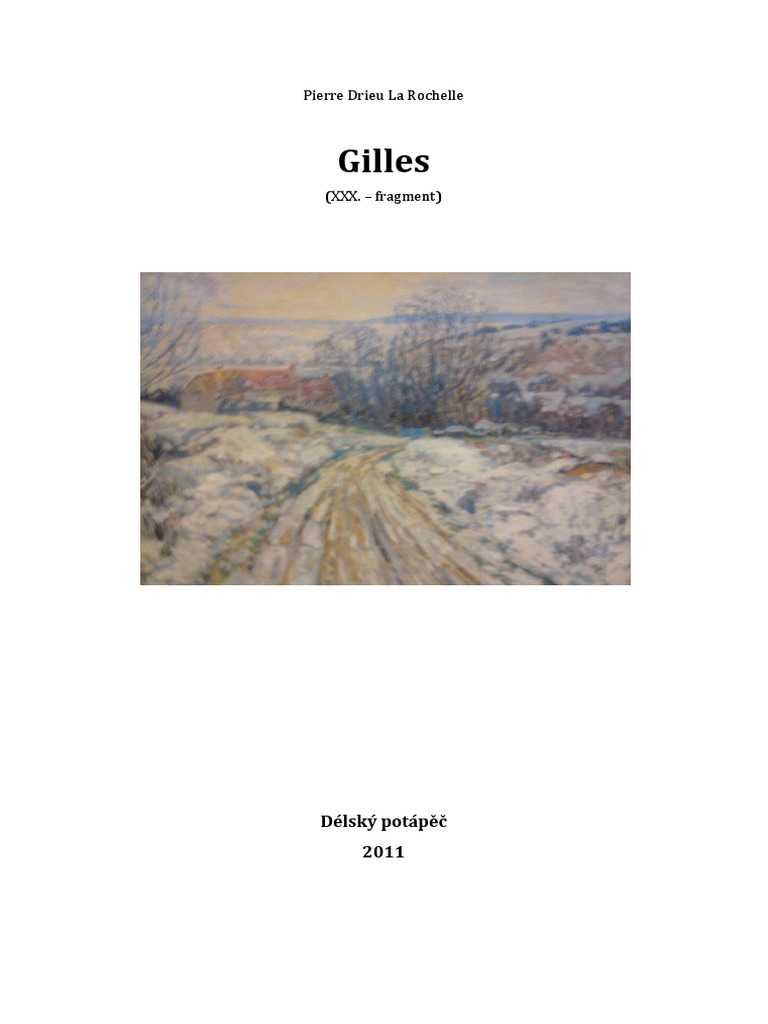 Rochelle, Drieu La - Gilles | PDF