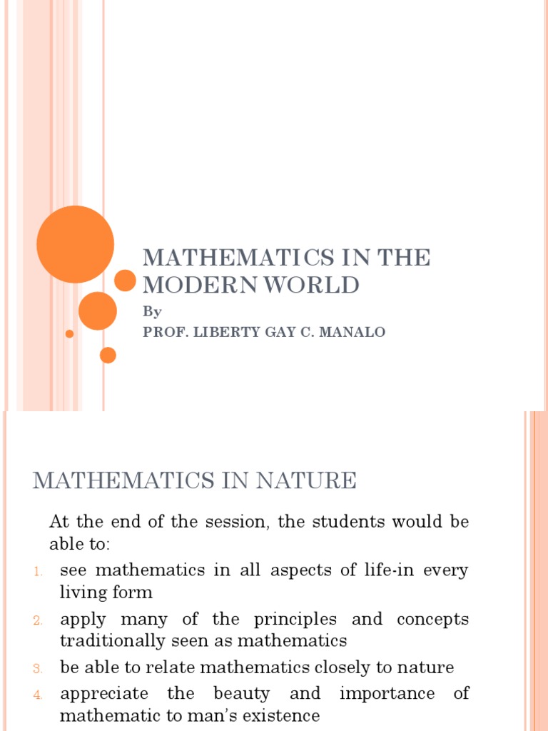 Mathematics in Nature | PDF | Leaf | Teaching Mathematics