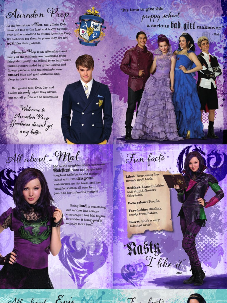 Disney Isle of The Lost Disney Descendants Info Sheets 1573461 | PDF