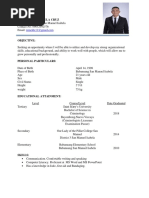 Sample Criminology Resume | PDF