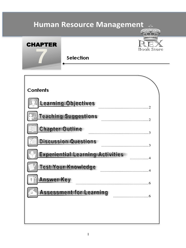 Chapter 7 Selection | PDF | Test (Assessment) | Recruitment