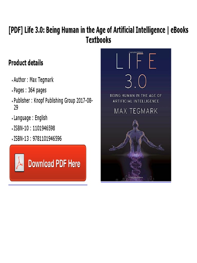 (PDF) Life 3.0: Being Human in The Age of Artificial Intelligence ...