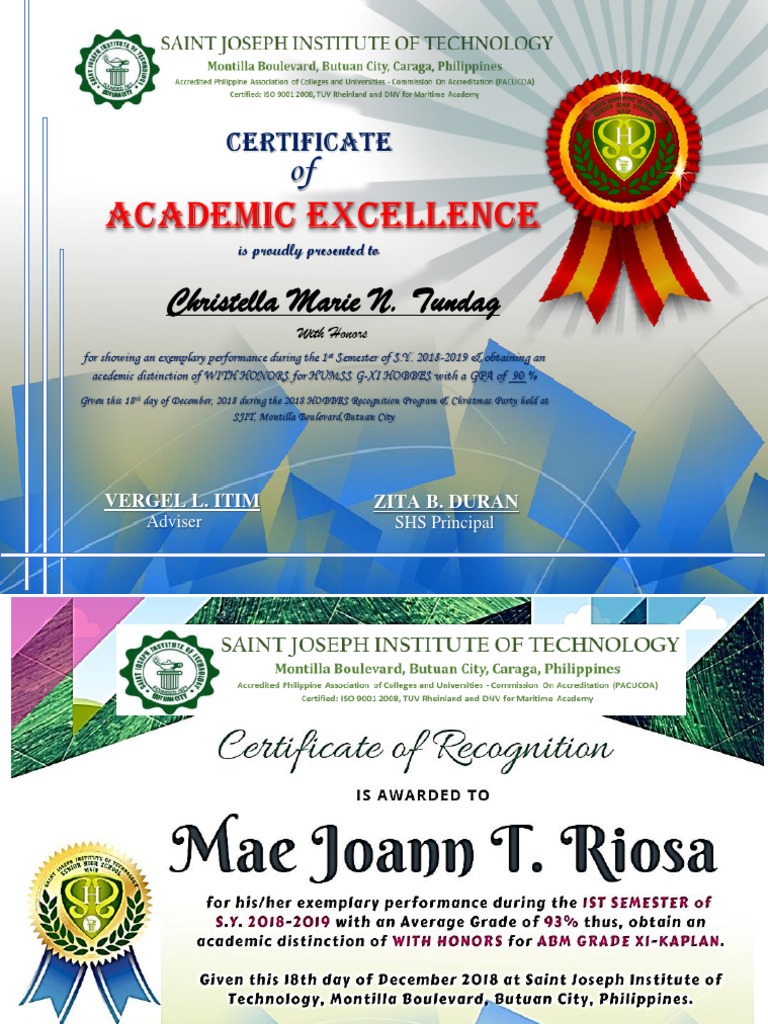 Certificates | PDF