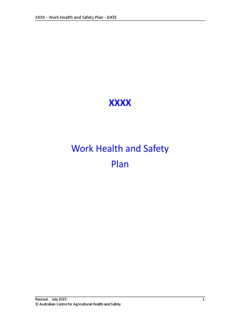 Work Health and Safety | PDF | Occupational Safety And Health ...