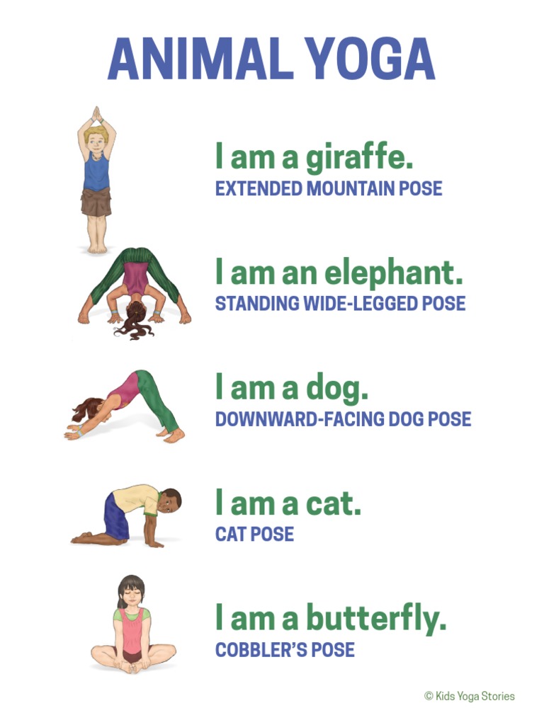 Animal Yoga Poster | PDF