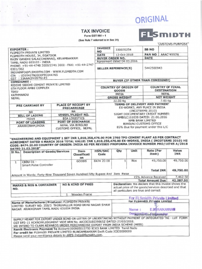 SPC Packing List | PDF