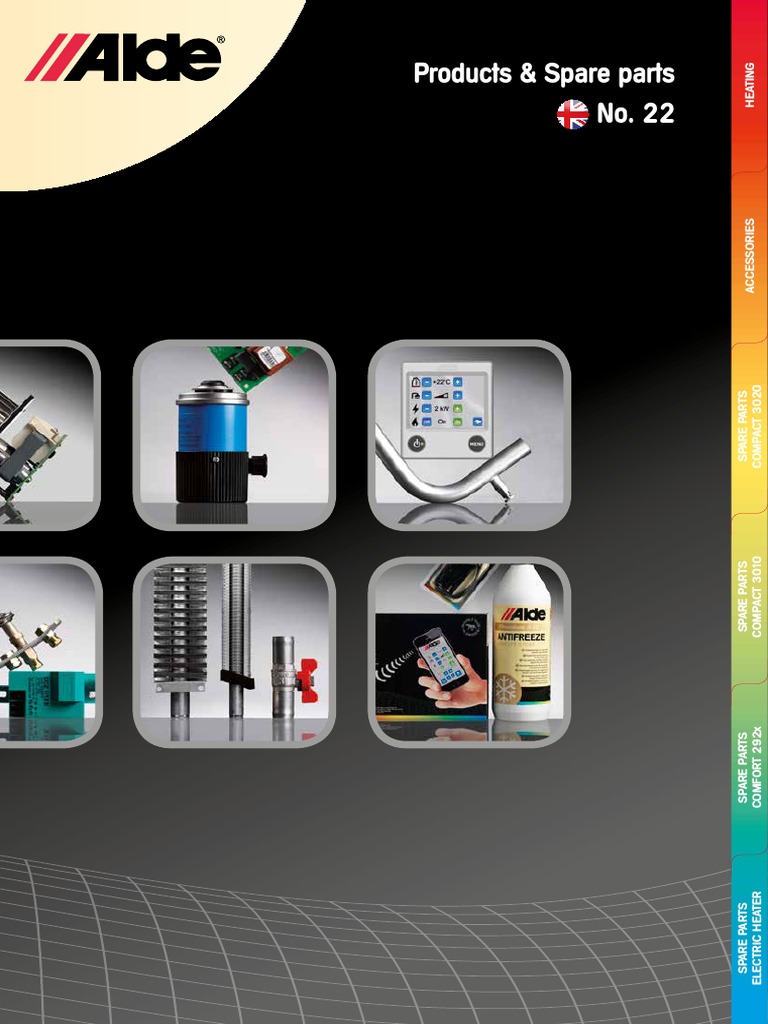 Alde Heating System Parts & Manuals | PDF | Hvac | Water Heating