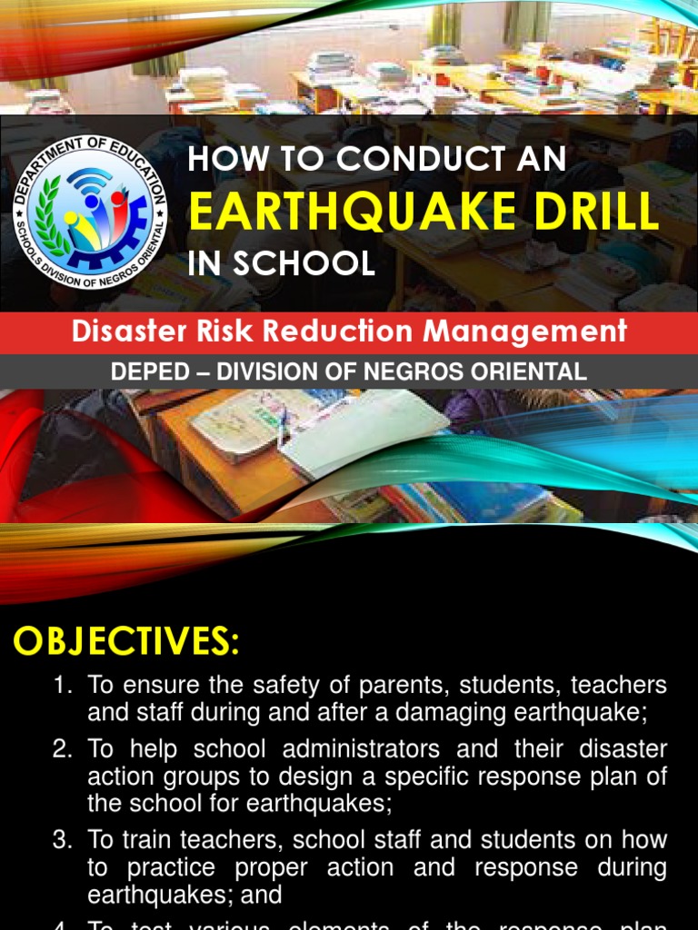 School Earthquake Drill Procedures | PDF | Emergency Management ...