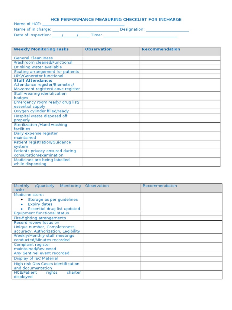 7-Performance Measurement | PDF | Health Sciences | Medicine