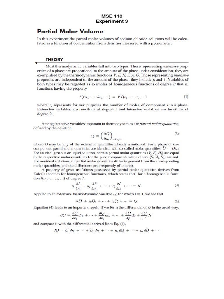 MSE 118 Experiment 3 | PDF