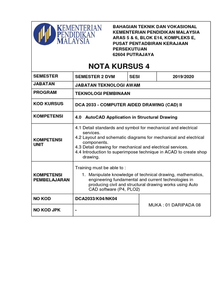 Nota Kursus M&E - K4 | PDF | Hvac | Nature