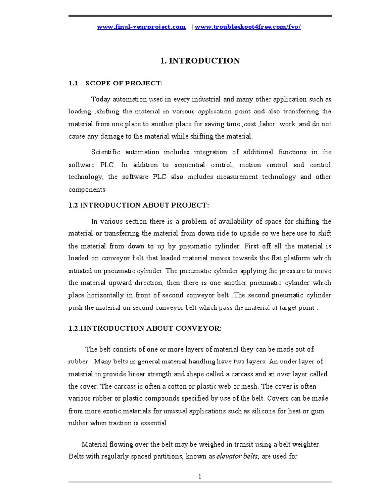 Conveyor Belt PLC Project | PDF | Rectifier | Transformer