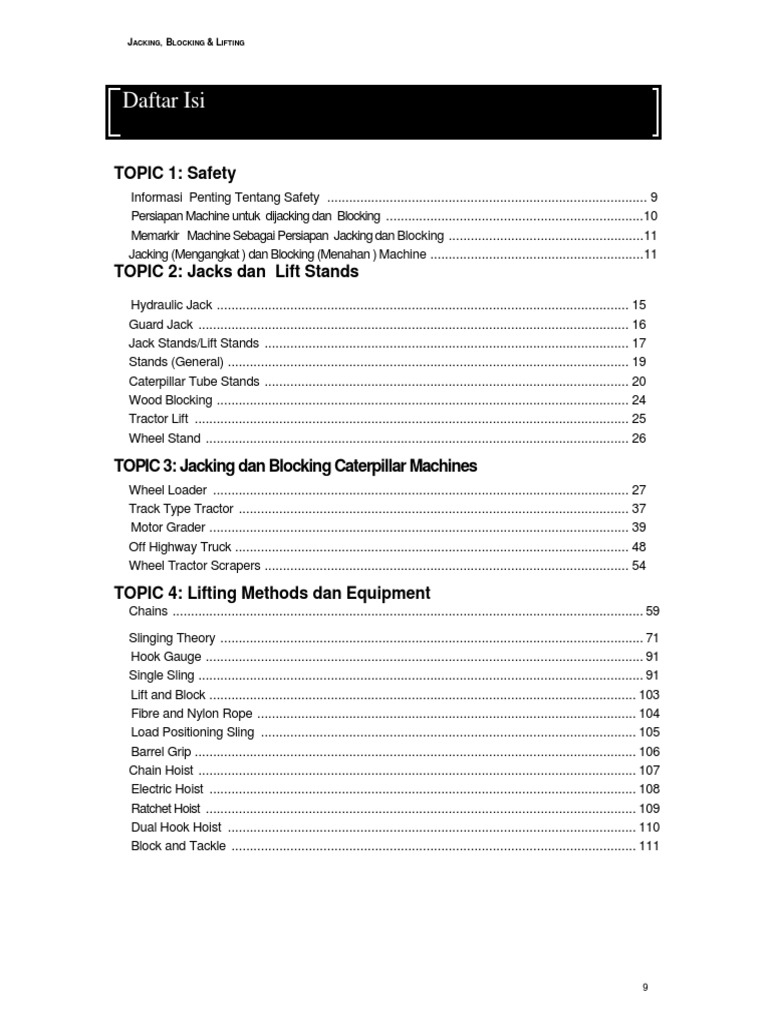 Jacking Blocking Lifting | PDF
