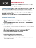 Primeros Pobladores ESQUEMA | PDF