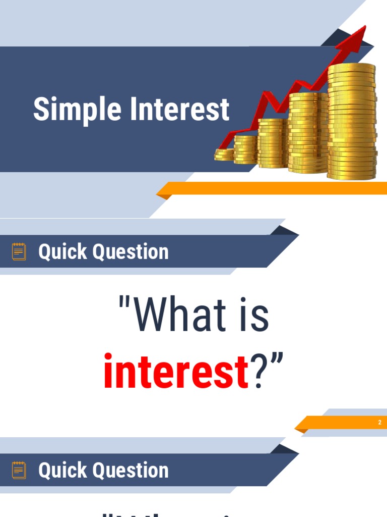 Simple Interest | PDF | Interest | Interest Rates