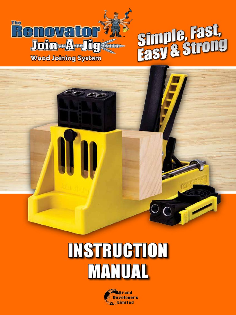 Join A Jig Manual | PDF | Drill | Drilling
