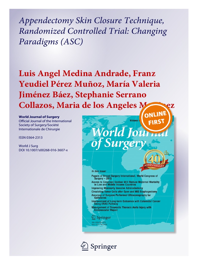 0 Appendectomy Skin CL | PDF | Surgery | Surgical Suture