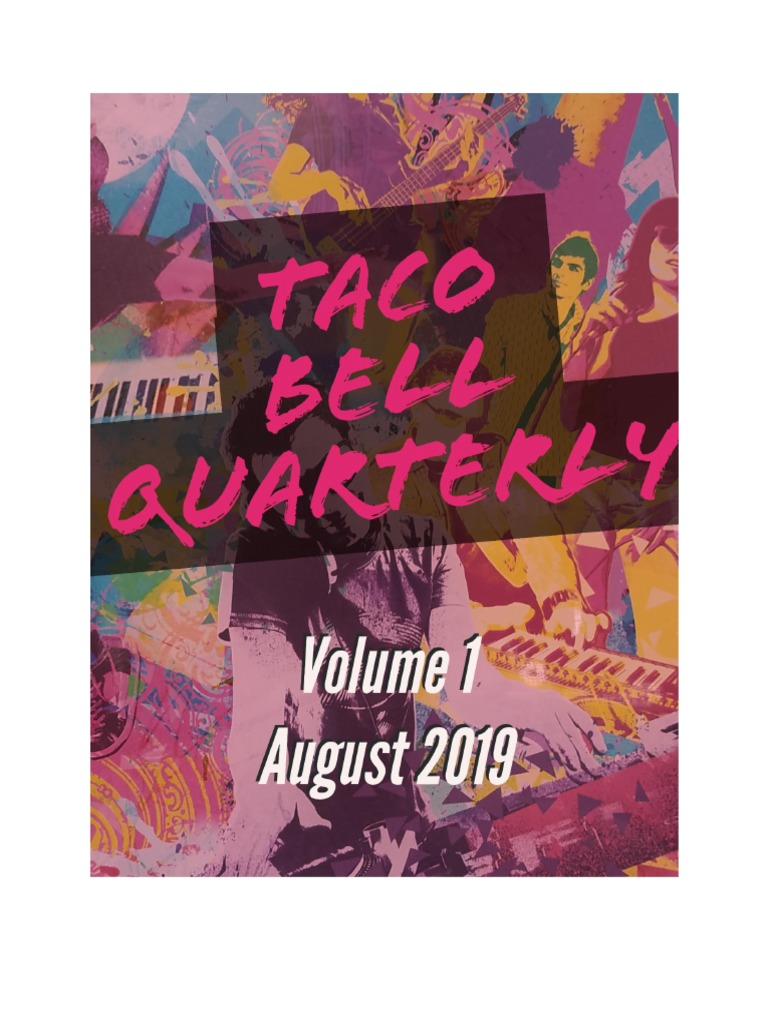 Taco Bell Quarterly Vol 1 Aug 2019 | PDF | Burrito | The Beach Boys