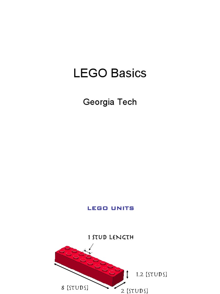 Lego Basics | PDF | Gear | Mechanical Engineering