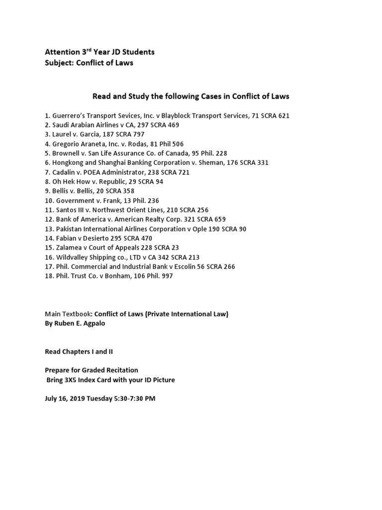 List of Cases 1 | PDF