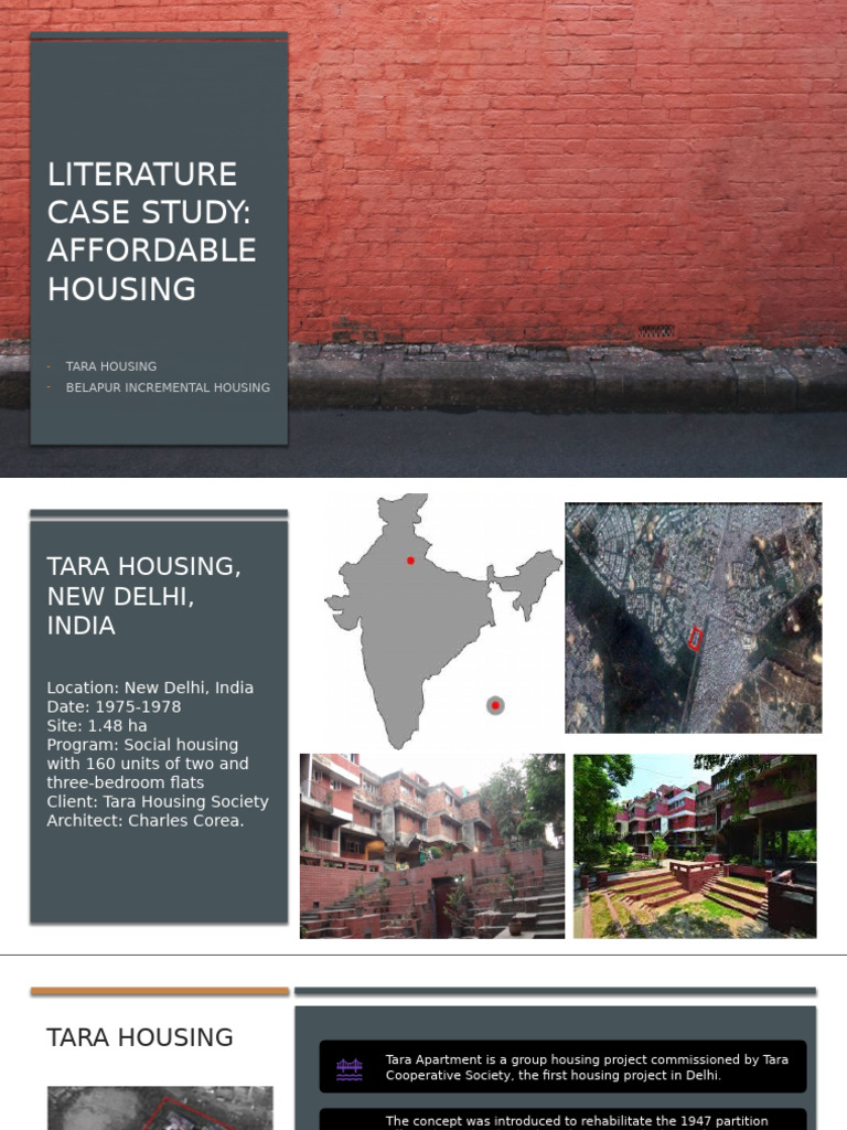 Literature Case Study: Affordable Housing | PDF | Apartment | Public ...