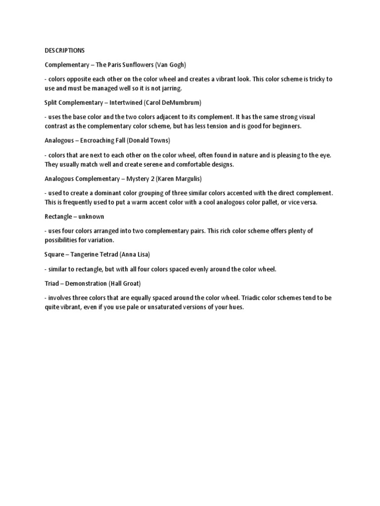 Polychromatic Color Scheme | PDF
