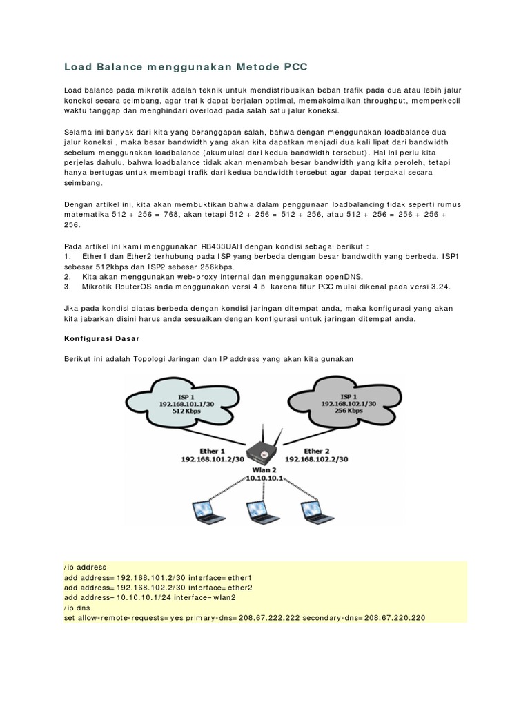 15.load Balance Menggunakan Metode PCC PDF | PDF
