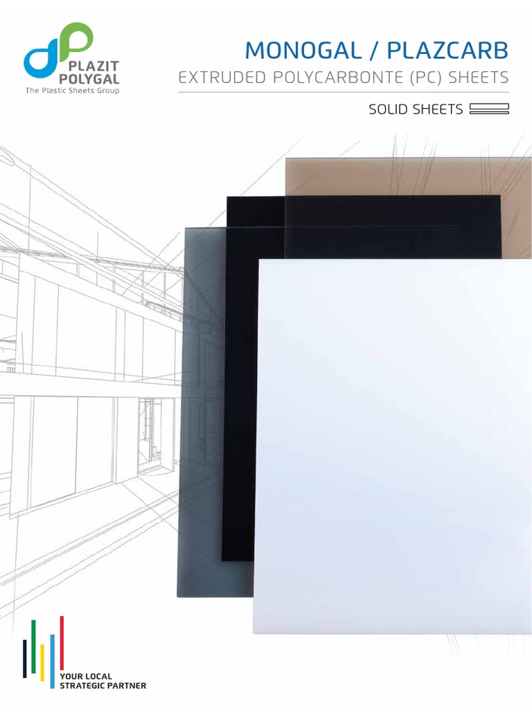 Policarbonato Macizo Polygal Plazit PDF | PDF | Strength Of Materials | Chemical Product Engineering