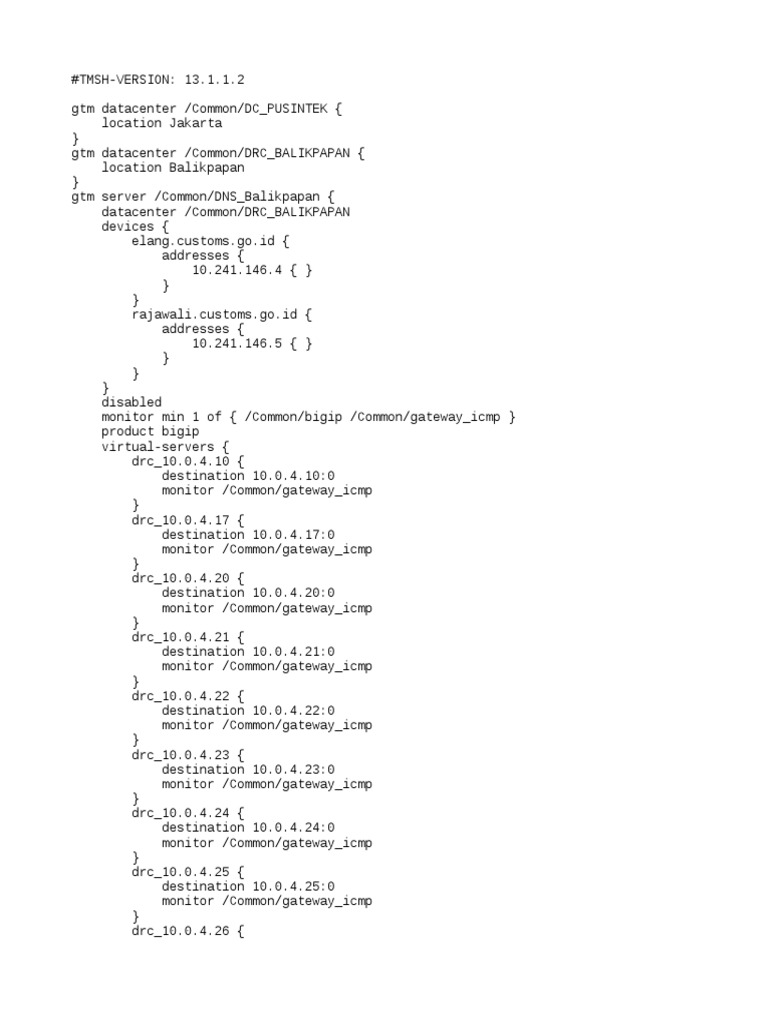 F 5 BCGTM | PDF | Distributed Computing Architecture | Computer Data