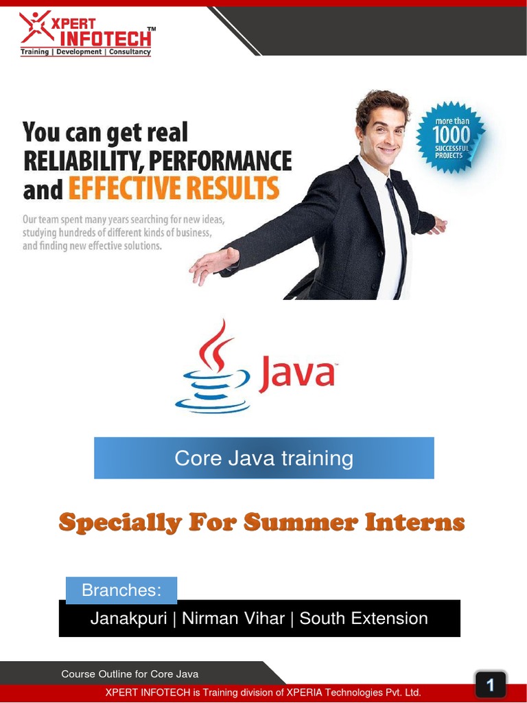 Core Java Training: Janakpuri - Nirman Vihar - South Extension Branches ...