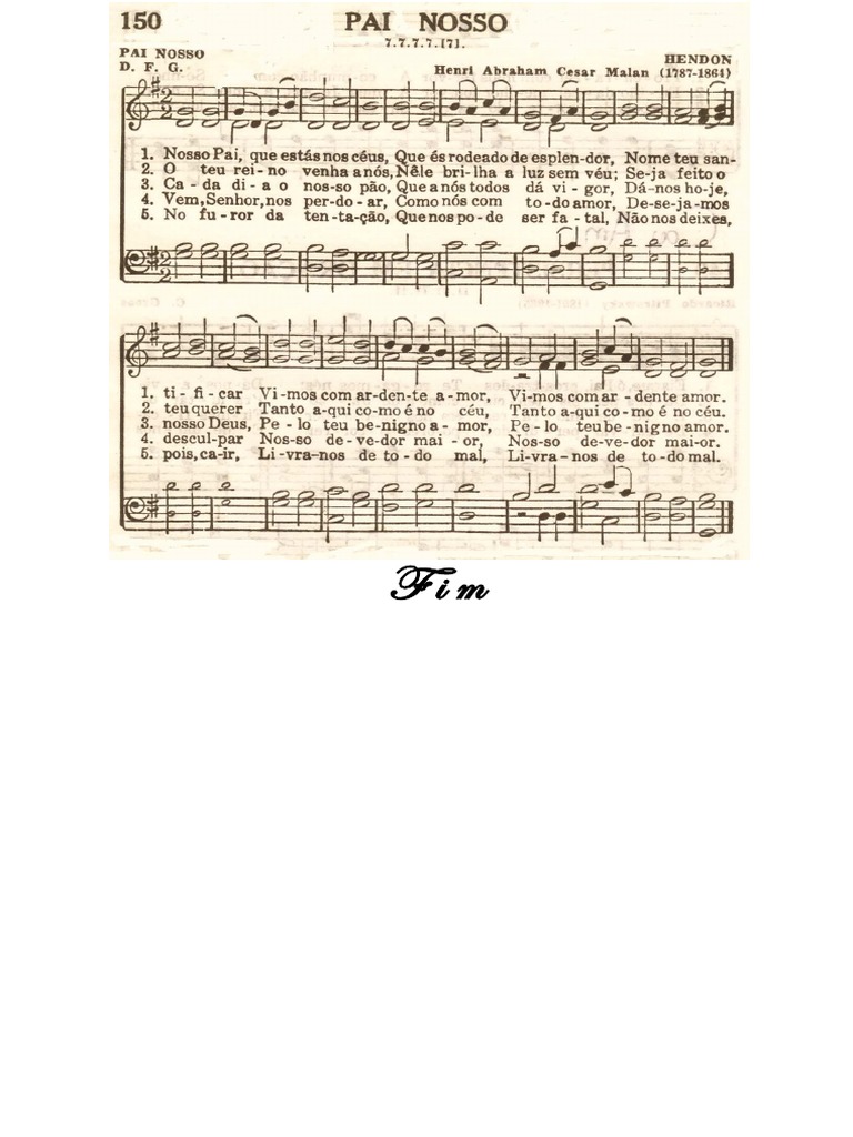 Cantor Cristao 150 Pai Nosso PDF | PDF